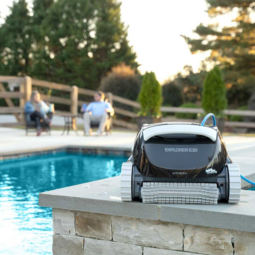 Dolphin E30 Robotic Pool Cleaner with WIFI | Great Backyard Place