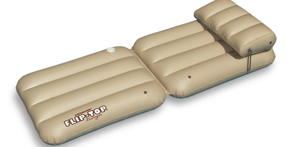 Flip Top Multi Position Lounger Pool Float | Great Backyard Place