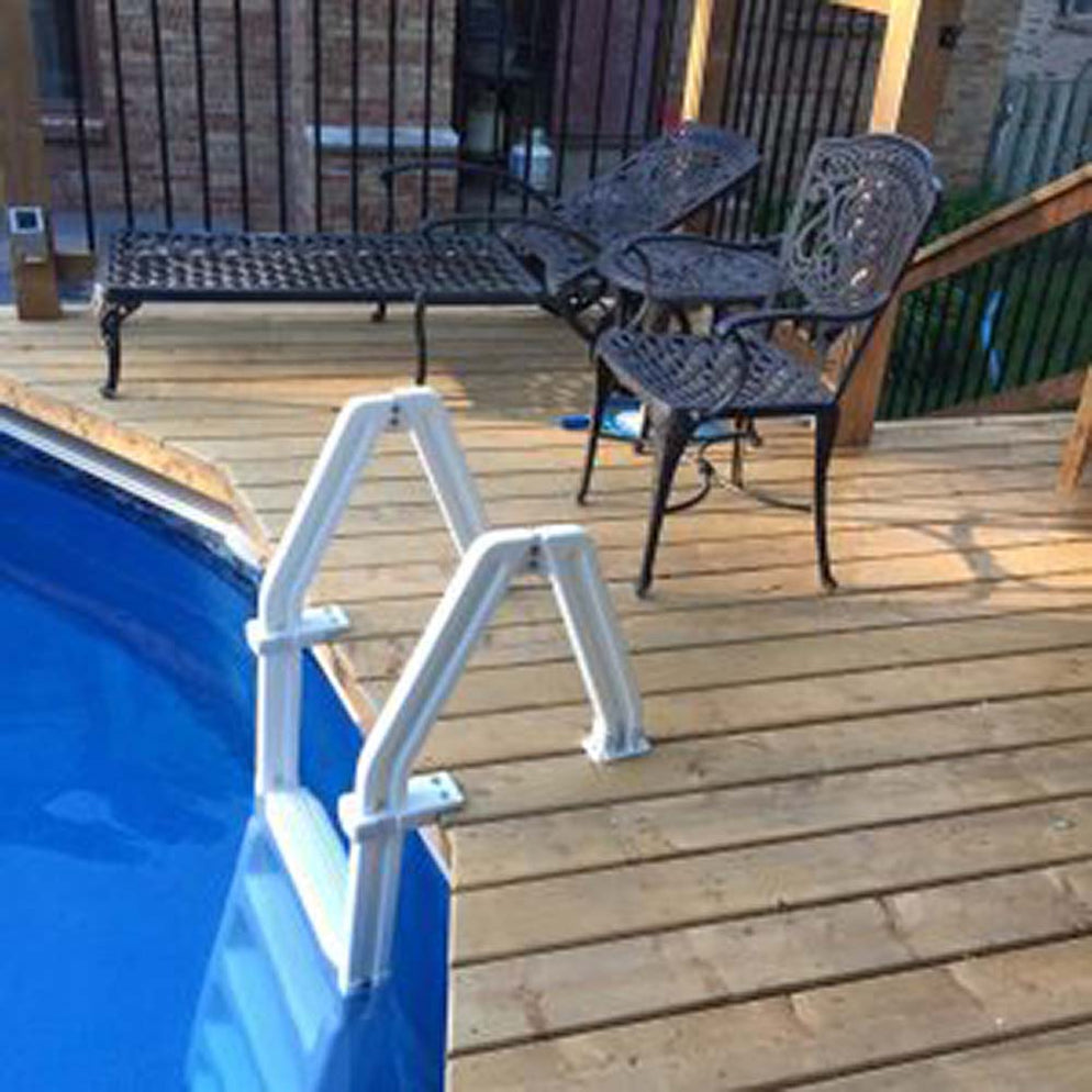 Deck Ladder Pool Entry | Great Backyard Place