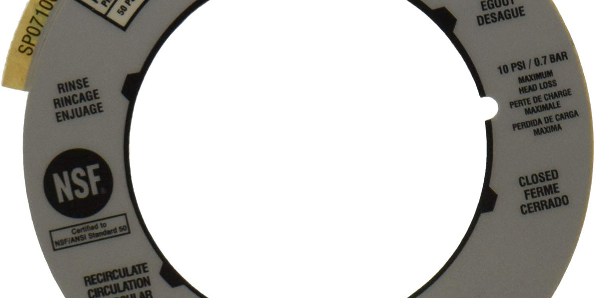 Hayward Sand Filter Label | Great Backyard Place